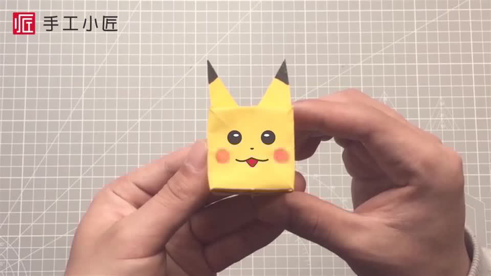立体皮卡丘折纸教程!皮卡丘折纸完整版