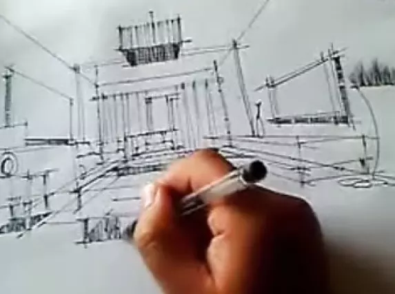 石尚江(室内设计之客厅线稿手绘表现)手绘视频