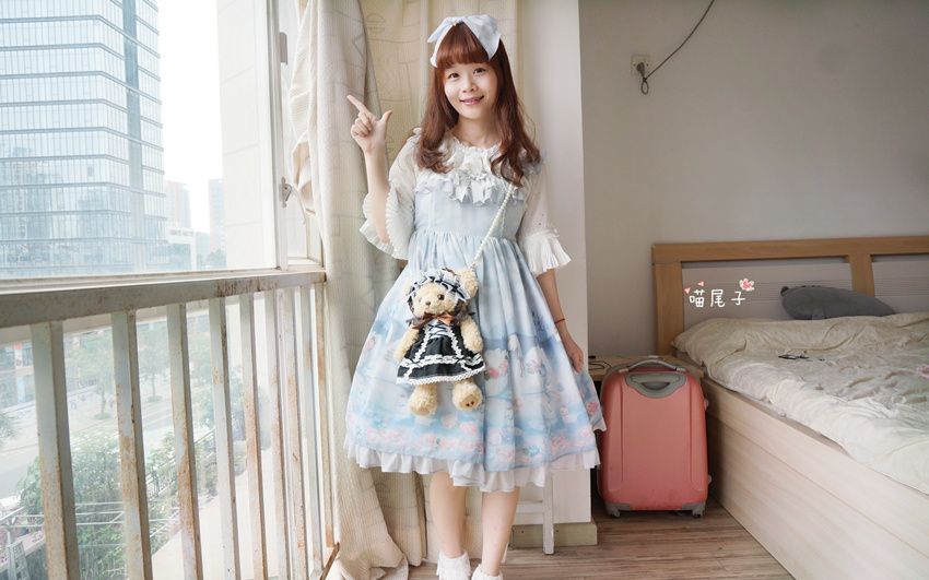 【Lolita】AP天鹅系列(大概是衣柜里最喜欢的一条小裙子)