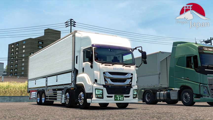 欧洲卡车模拟2 - Project Japan:2019五十铃GIGA载货车 | 4K60