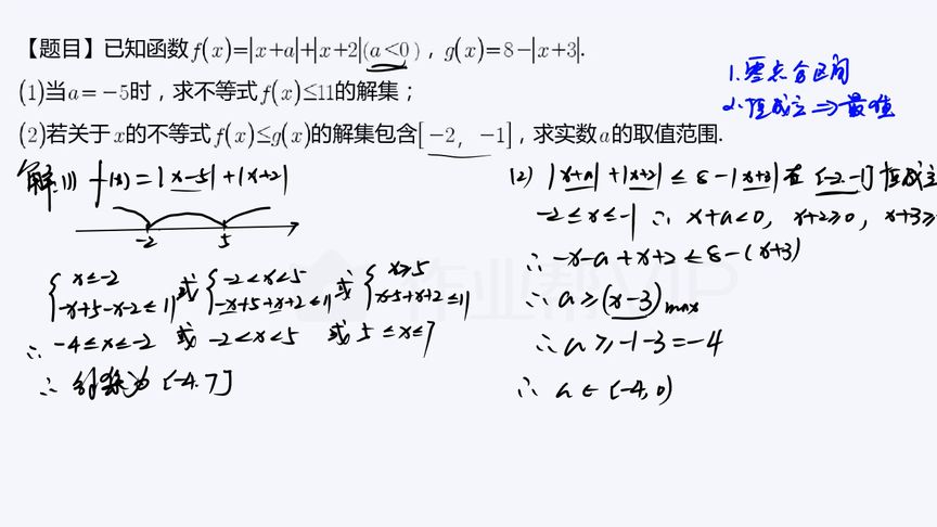 高中数学:绝对值不等式
