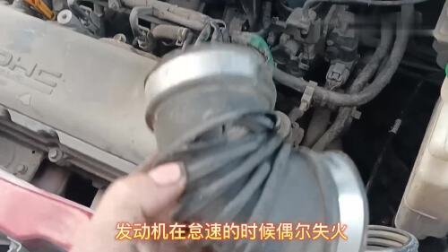 发动机抖动偶尔熄火,看数据流快速判断故障,一个软管引起的
