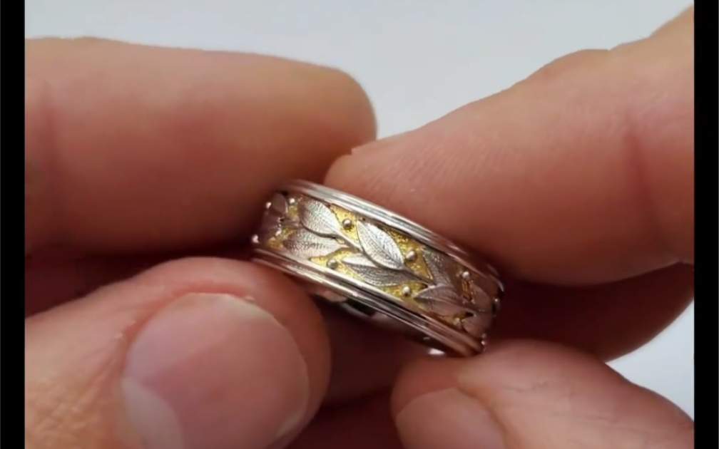 一起欣赏手工戒指制作