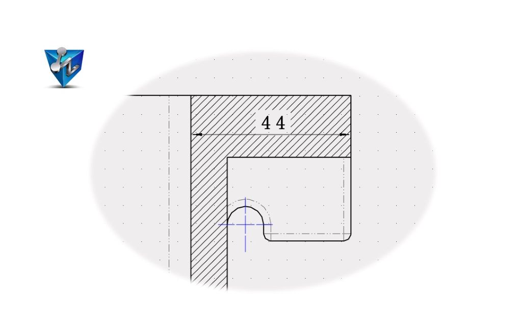 中望3D怎么让剖面线避让标注文本