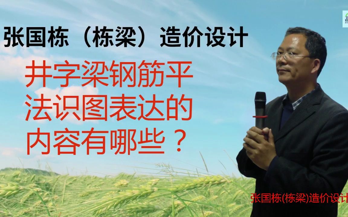 张国栋(栋梁)造价设计:井字梁钢筋平法识图表达的内容有哪些?