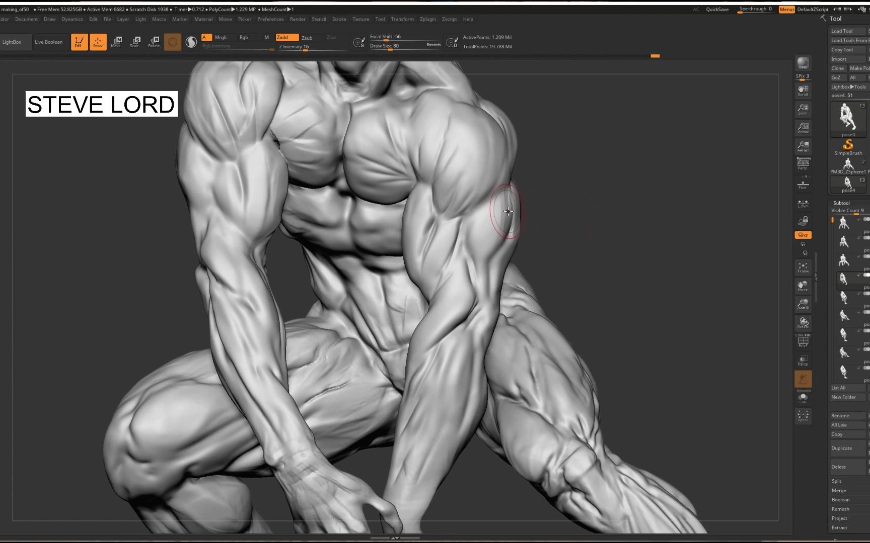 【中文字幕】一看就懂,Zbrush快速起型技巧!