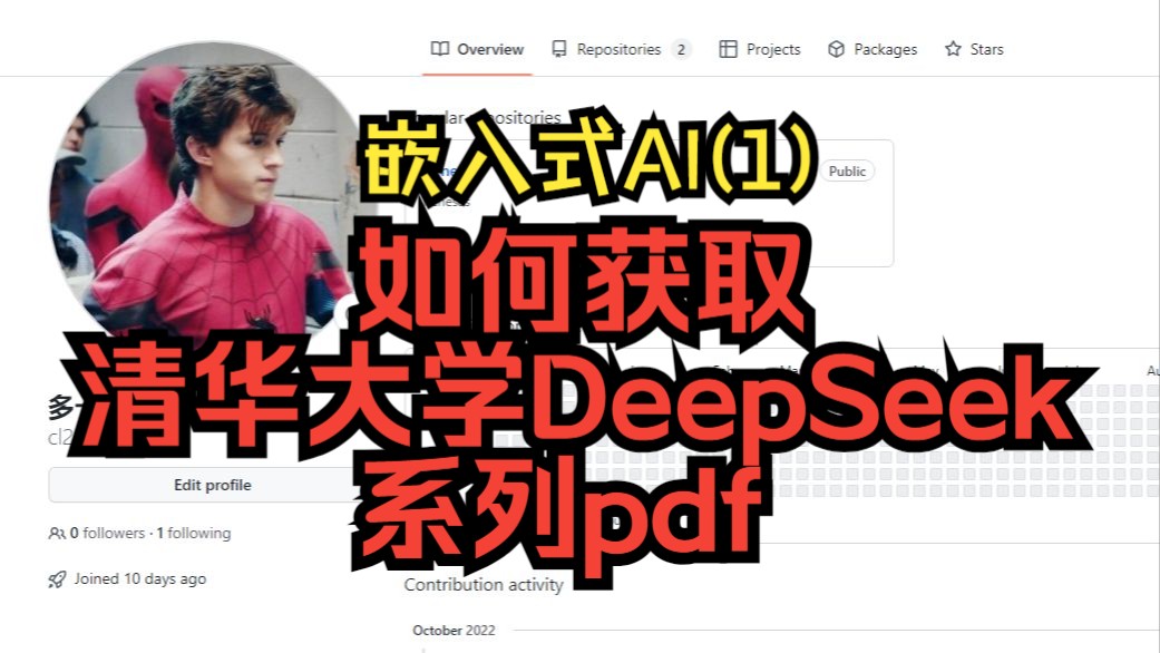 嵌入式AI(1)如何获取清华大学DeepSeek系列pdf资料