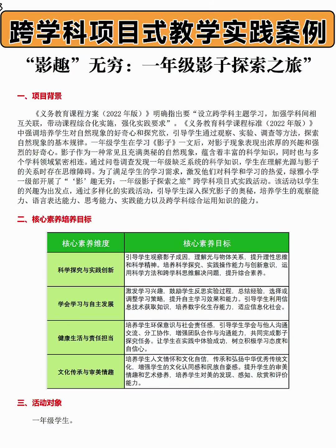 让评委念念不忘跨学科项目式教学案例!#教师比赛 #跨学科项目式学习 ...