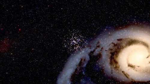 两个星系之间,感觉很美!难道不是吗?