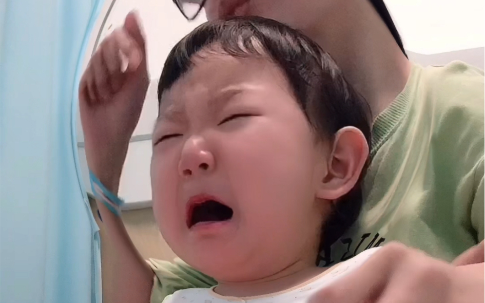 两岁宝贝腺样体手术之拔滞留针