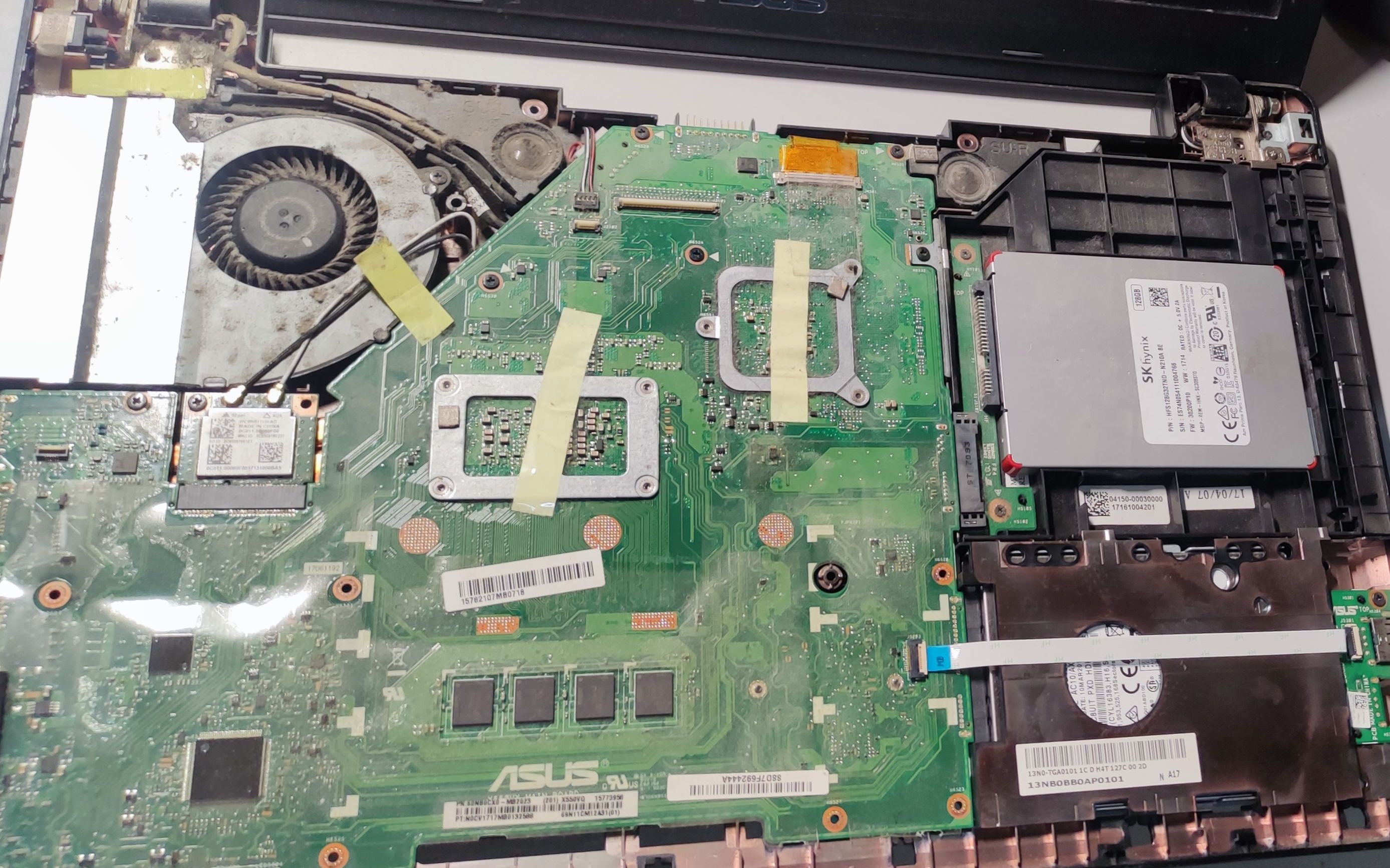 华硕(ASUS)顽石电竞版FH5900VQ拆机清灰