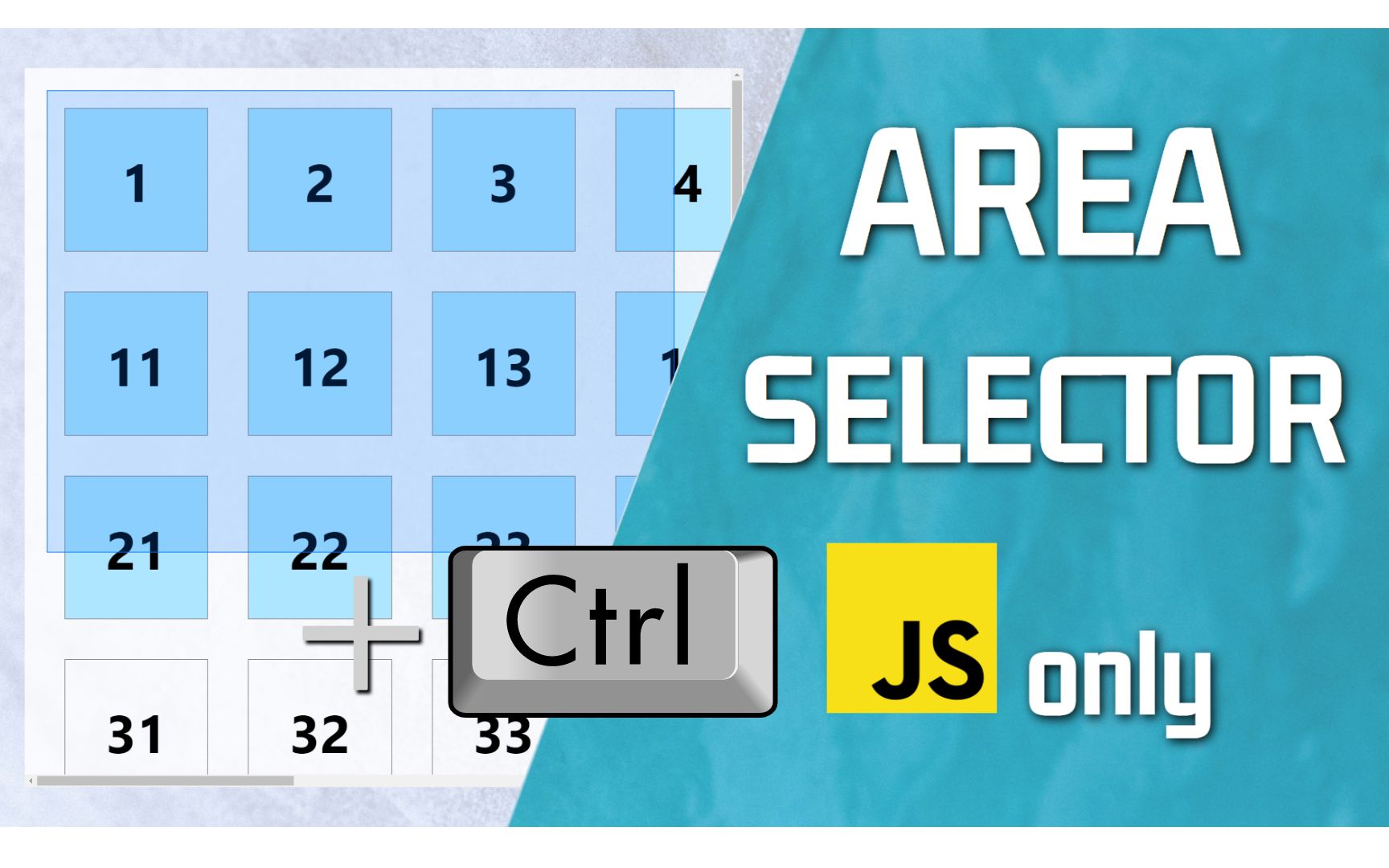 杨绰绰呀,你要的功能做好了;AreaSelector 增加 Ctrl 键控制