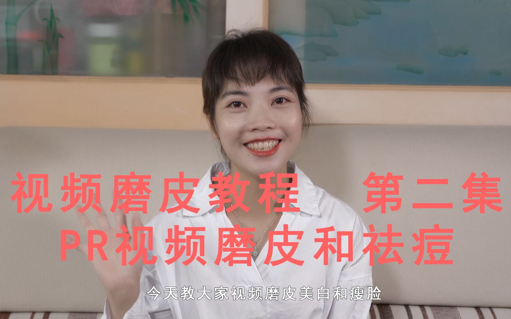 pr做视频磨皮美颜祛痘祛斑 第2集