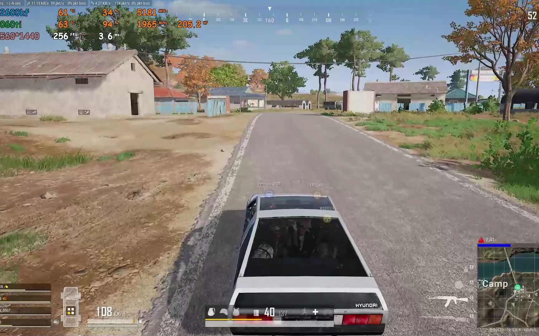 ...1k三超高100渲染 12600kf+微星690-a+3060ti火神_PUBG_第一视角