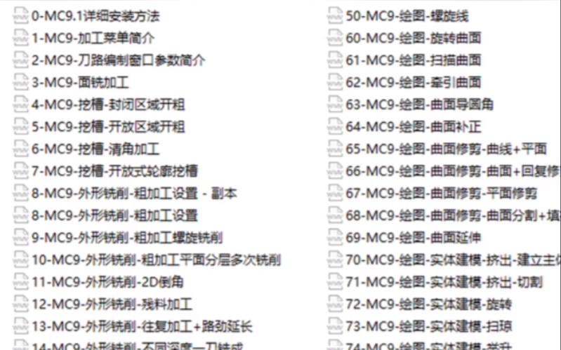 mastercam全套教程(2D之王)
