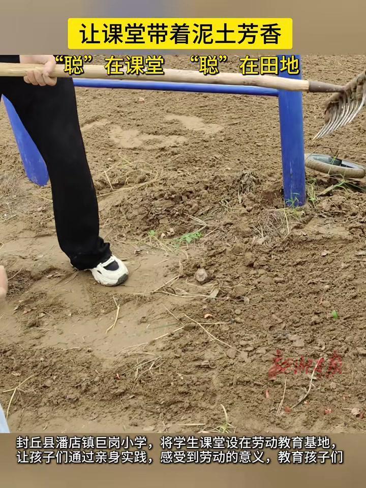 ...学生课堂设在劳动教育基地,让孩子们通过亲身实践,感受到劳动的意义...
