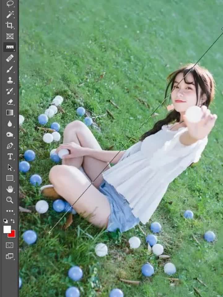 PS快速扶正照片~学会了记得点赞收藏哦 #PS #ps技能