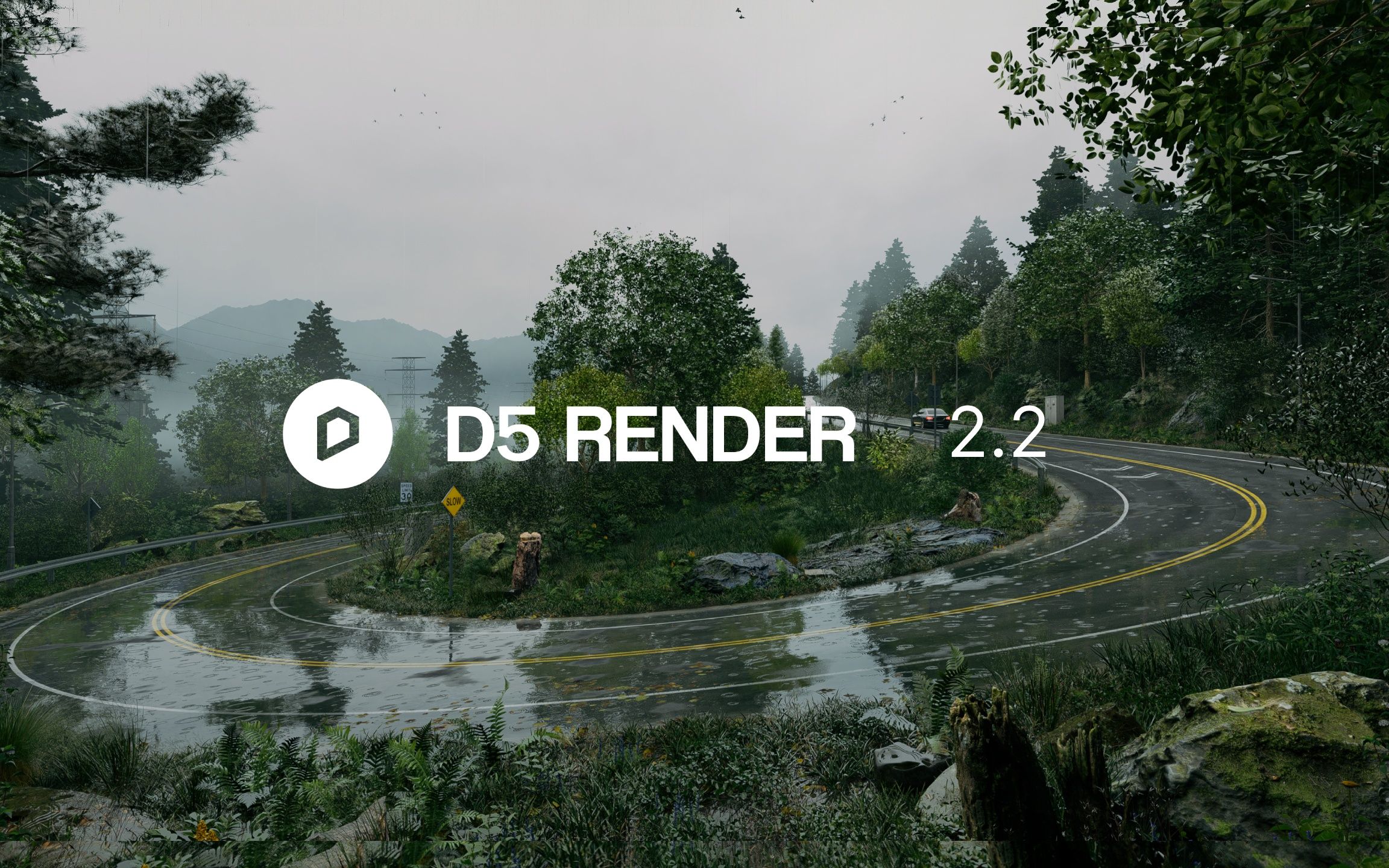D5渲染器 2.2 上线丨雨雪天气、项目合并、投影灯、贴花素材、图层...