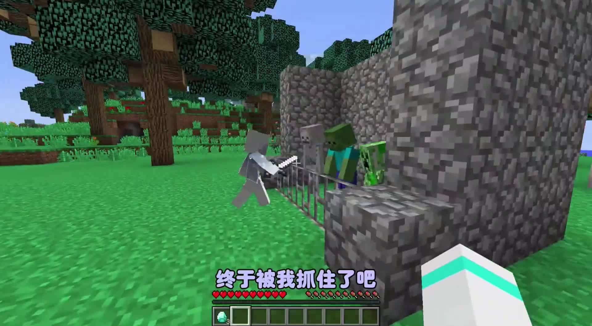 我的世界:当我有一个讨人厌的朋友……