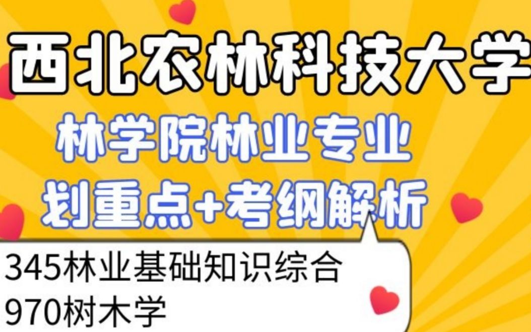 ...科技大学345林业基础知识综合&970树木学专业课重点及出题类型