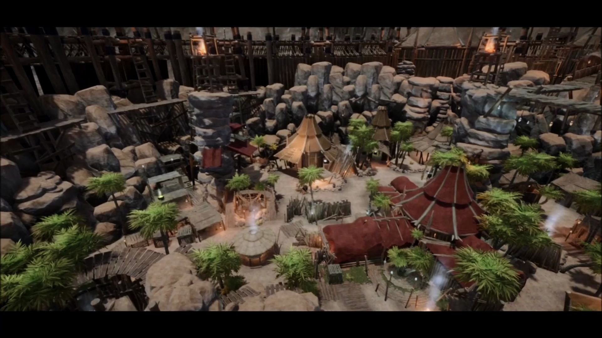 Unity3D Aquarius Fantasy Series Orcs 原始兽人 部落场景模型