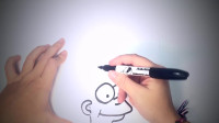 儿童简笔画:如何绘制卡通人物简易绘画教程 简笔画教学视频