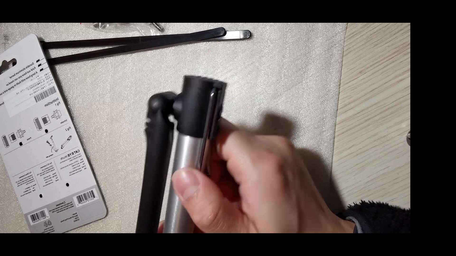 业余骑行装备测评第二期:cateye猫眼高压便携自行车打气筒