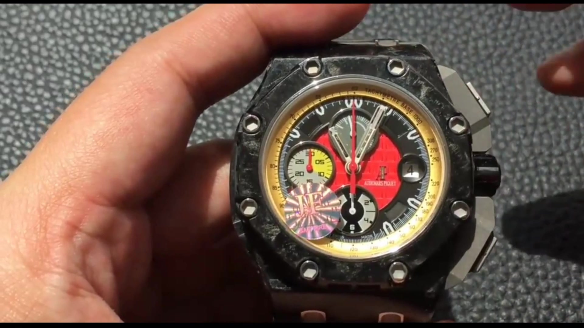 JFFactory皇家橡树离岸型大奖赛限量版锻造碳黑色陶瓷钛金属三种...