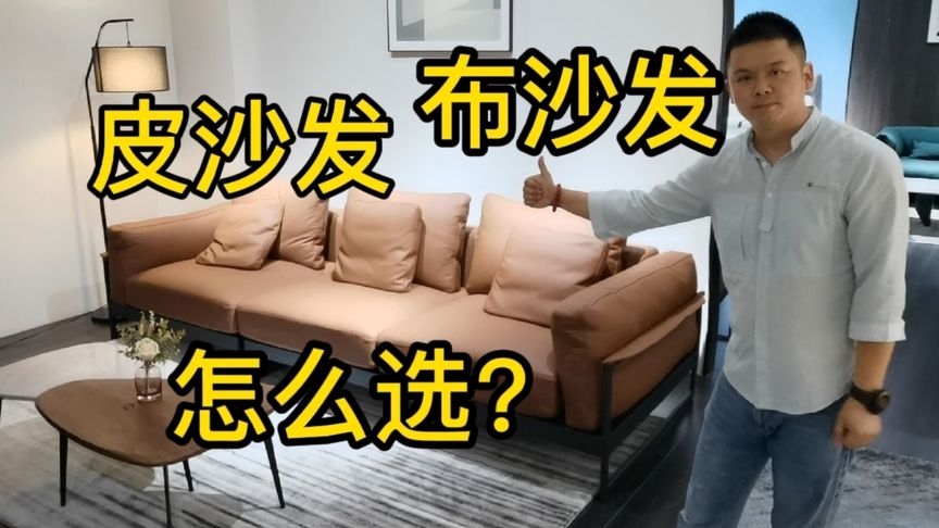 沙发怎么选,选皮沙发还是布沙发?各有什么优缺点业内人士来分析