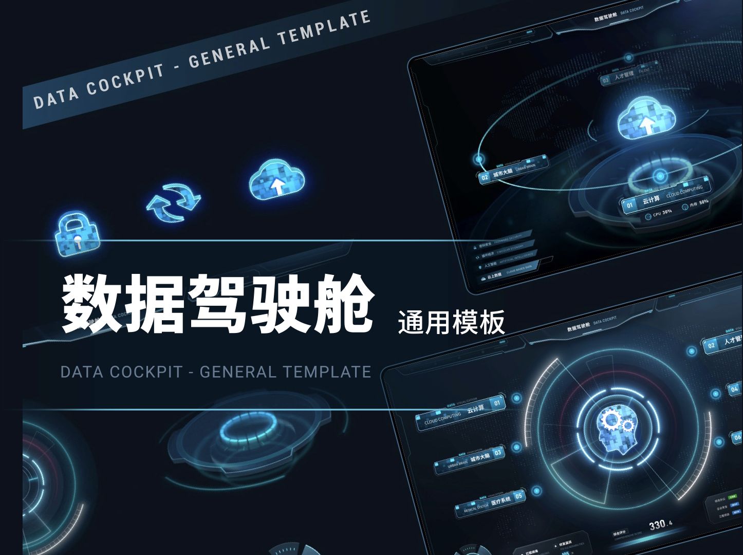 数据可视化模板|数据驾驶舱