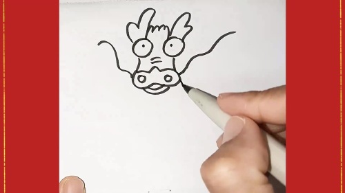 教你画简单易学的龙