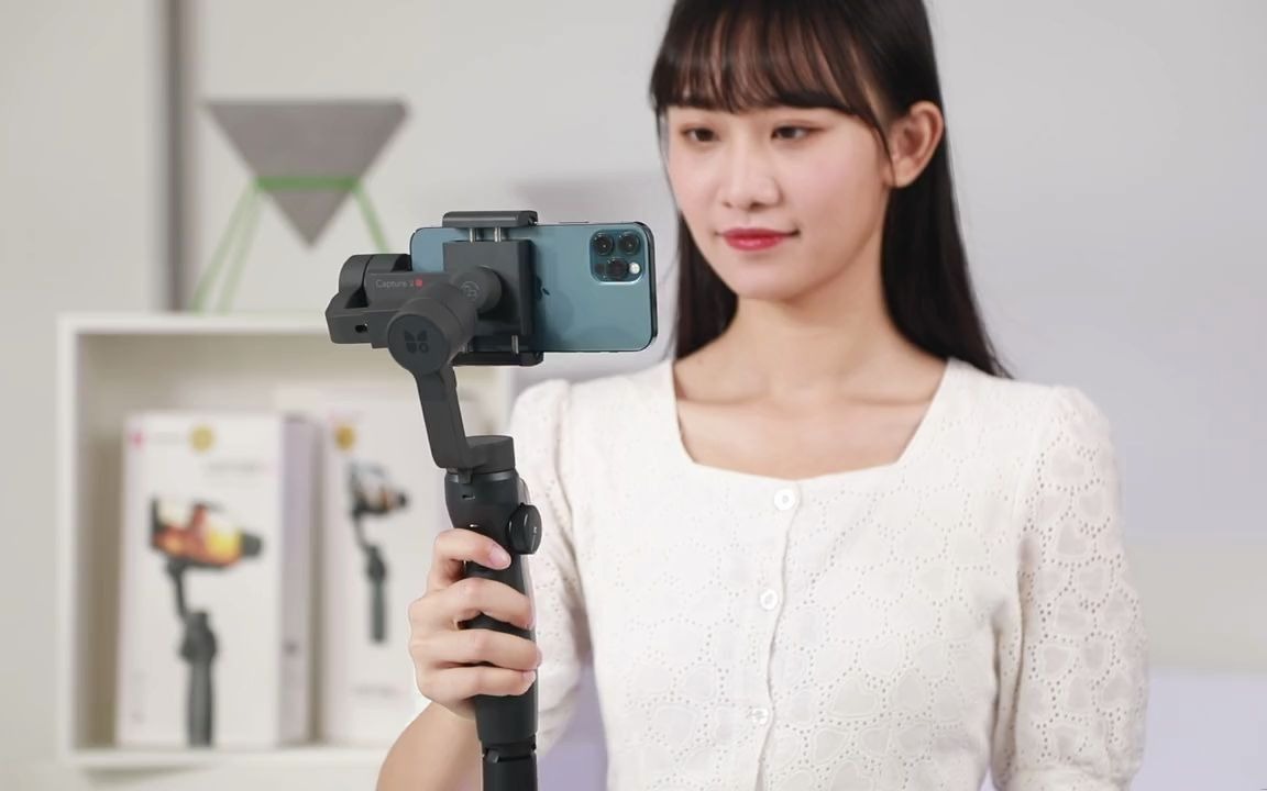 Capture2s首次使用 摄影器材 智能跟拍云台 摄影摄像 逗映稳定器