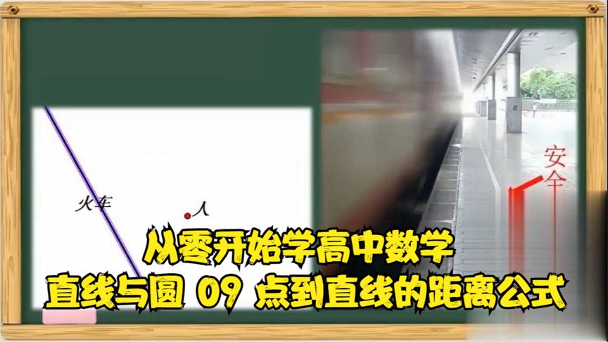 从零开始学高中数学 直线与圆 09 点到直线的距离公式