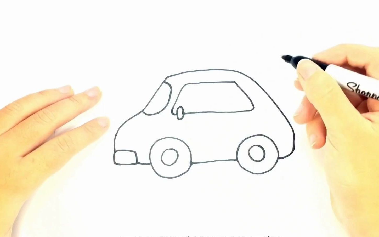 和我一起学画画,今天我们来画一辆小汽车!