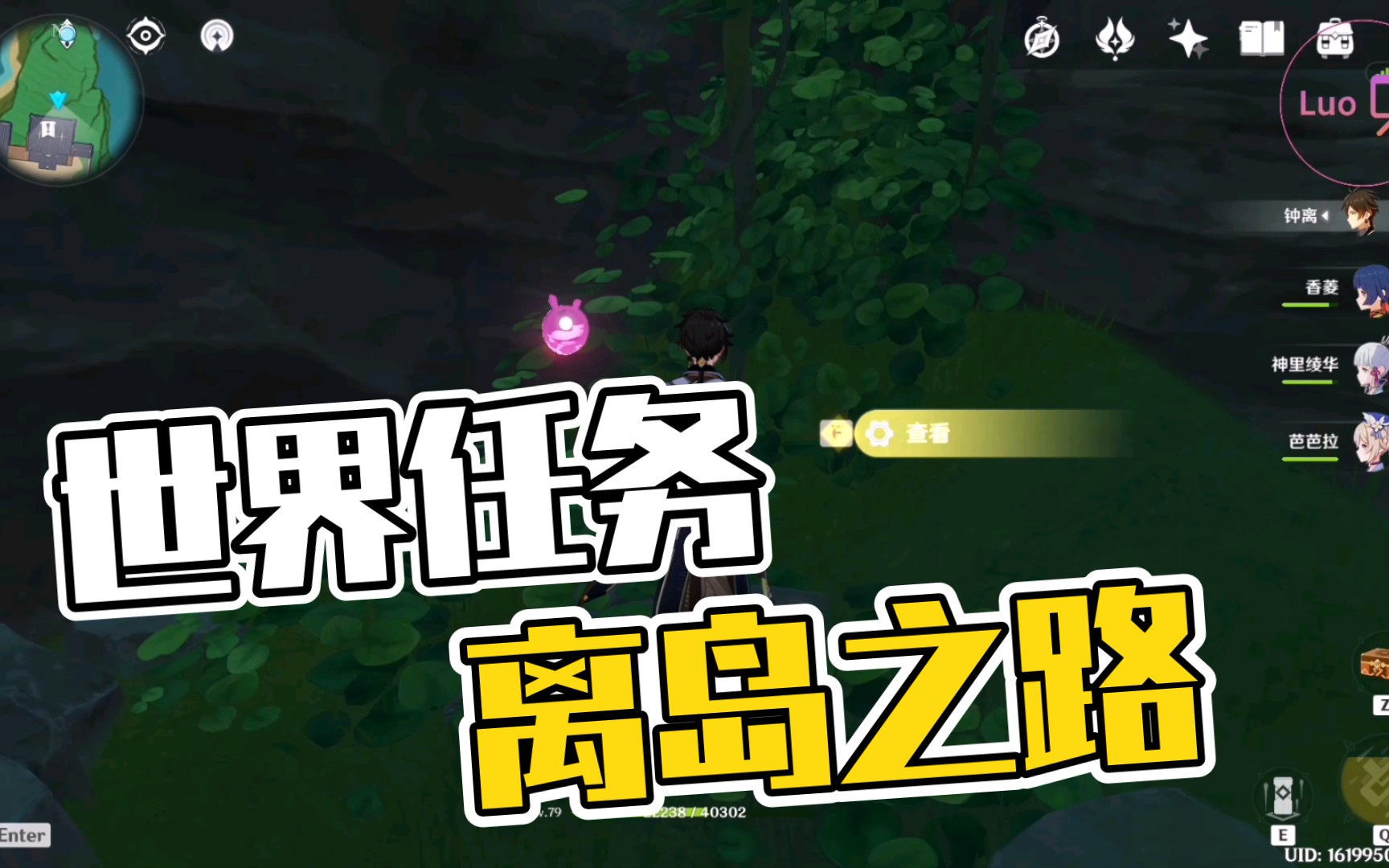 【小洛/原神】稻妻世界任务《离岛之路》攻略