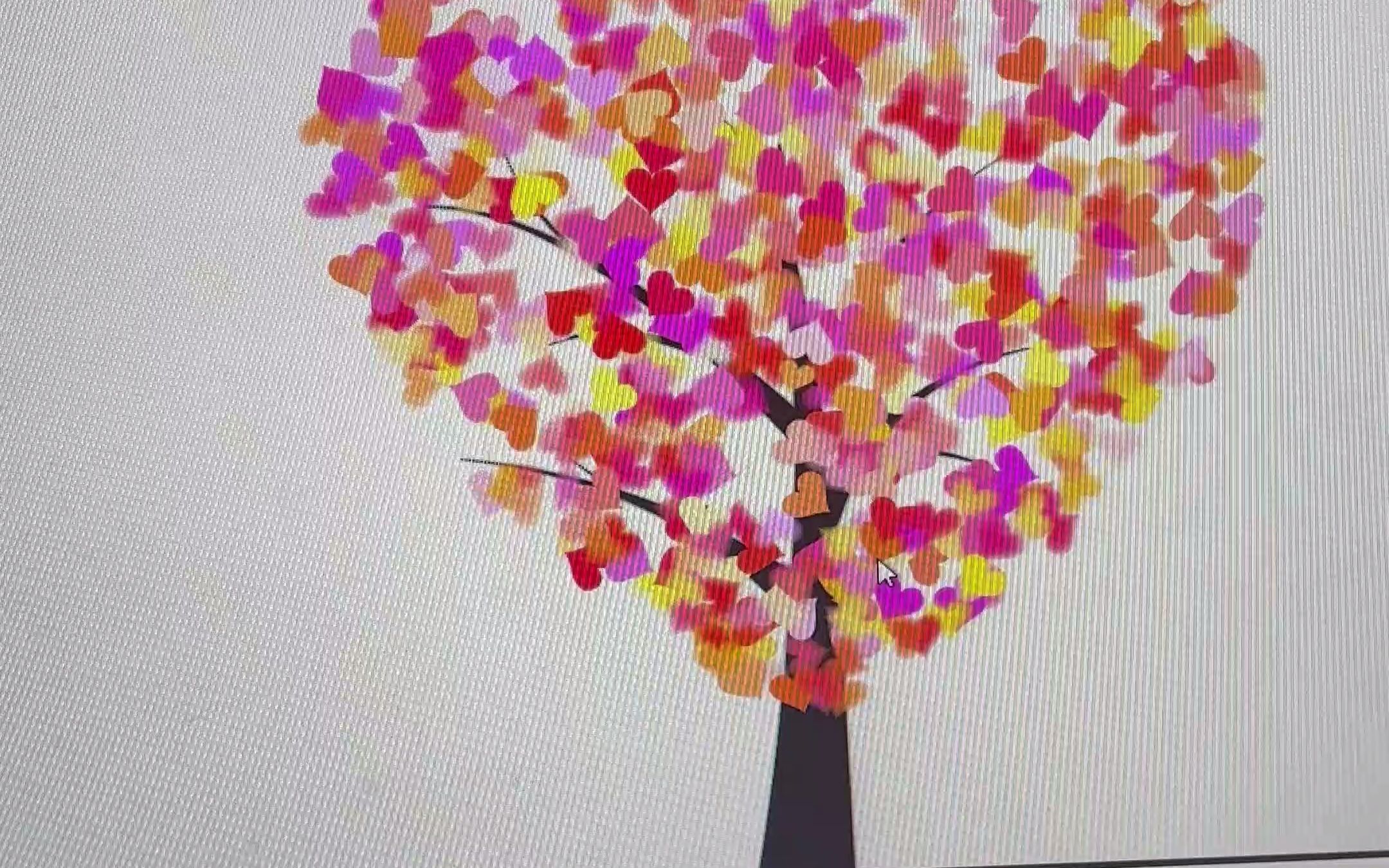 最近很火的爱心表白树,需要代码的三联,然后私我打222