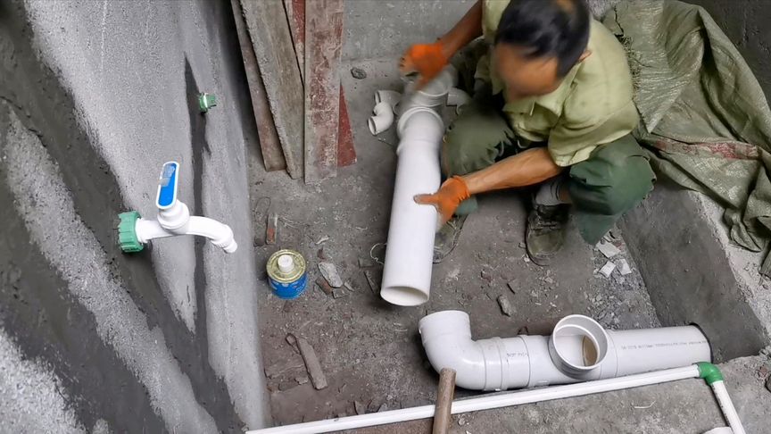 卫生间预埋水管,全靠临场发挥搞设计!你会吗?