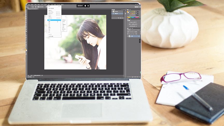 ps脱白教程(101)——滤镜菜单,锐化效果组的介绍