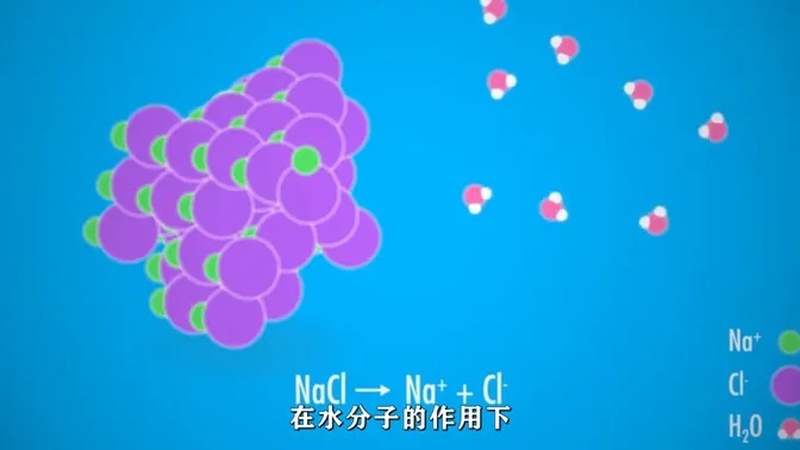 科学离子反应:氯化钠溶液与硝酸银溶液反应生成白色沉淀