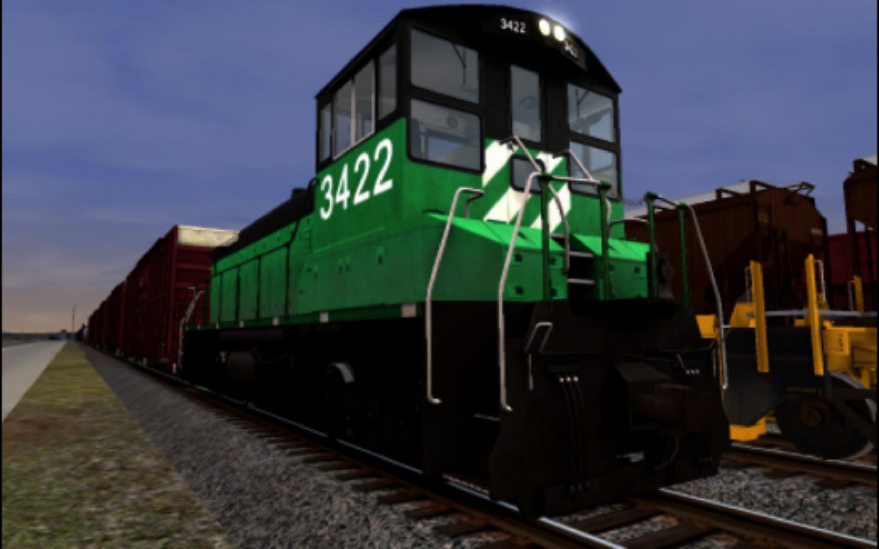 模拟火车TSC:SW1500型内燃机车 谢尔比调车任务