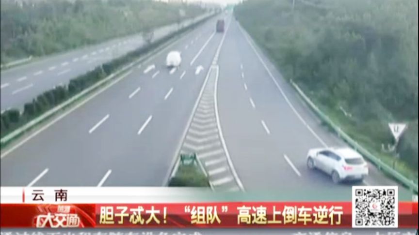 玩命啊!车主高速倒车,逆向行驶,真是胆子大什么事都敢做啊