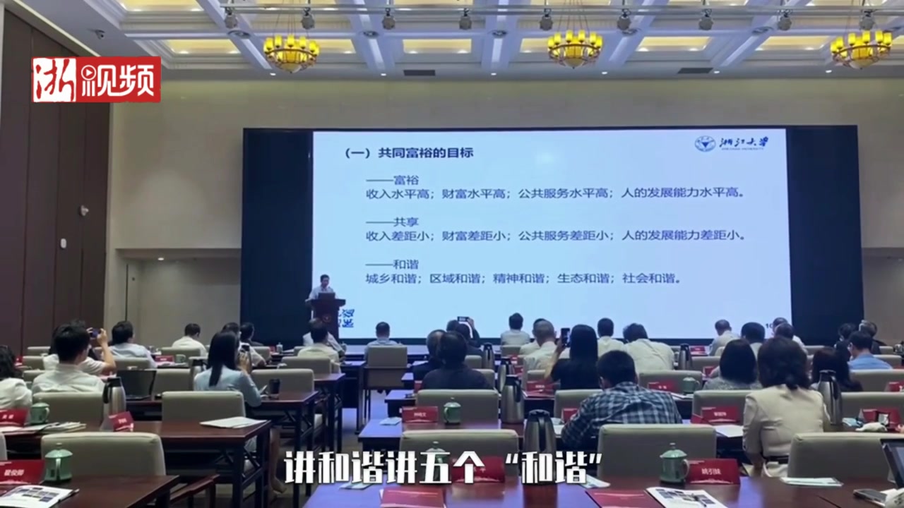 Vlog丨聚焦共同富裕,浙江大学成立共享与发展研究院,高峰论坛大咖们...