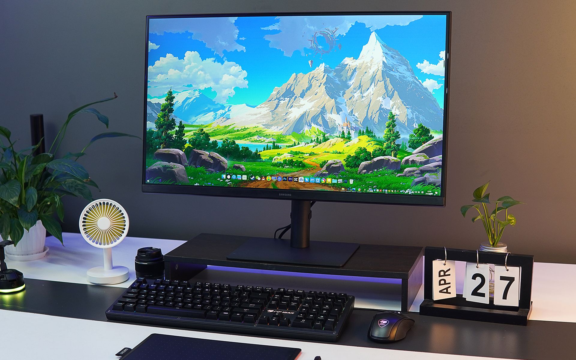 【27B61】三星27英寸2K升降旋转IPS直面屏,高性价比家用设计生产力