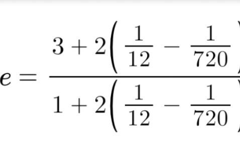 自然底数e的另一种计算方法