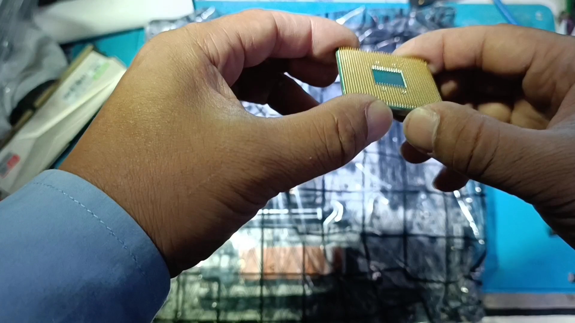 微星x399刷bios导致不亮机,维修这样的主板这样的故障你也可以