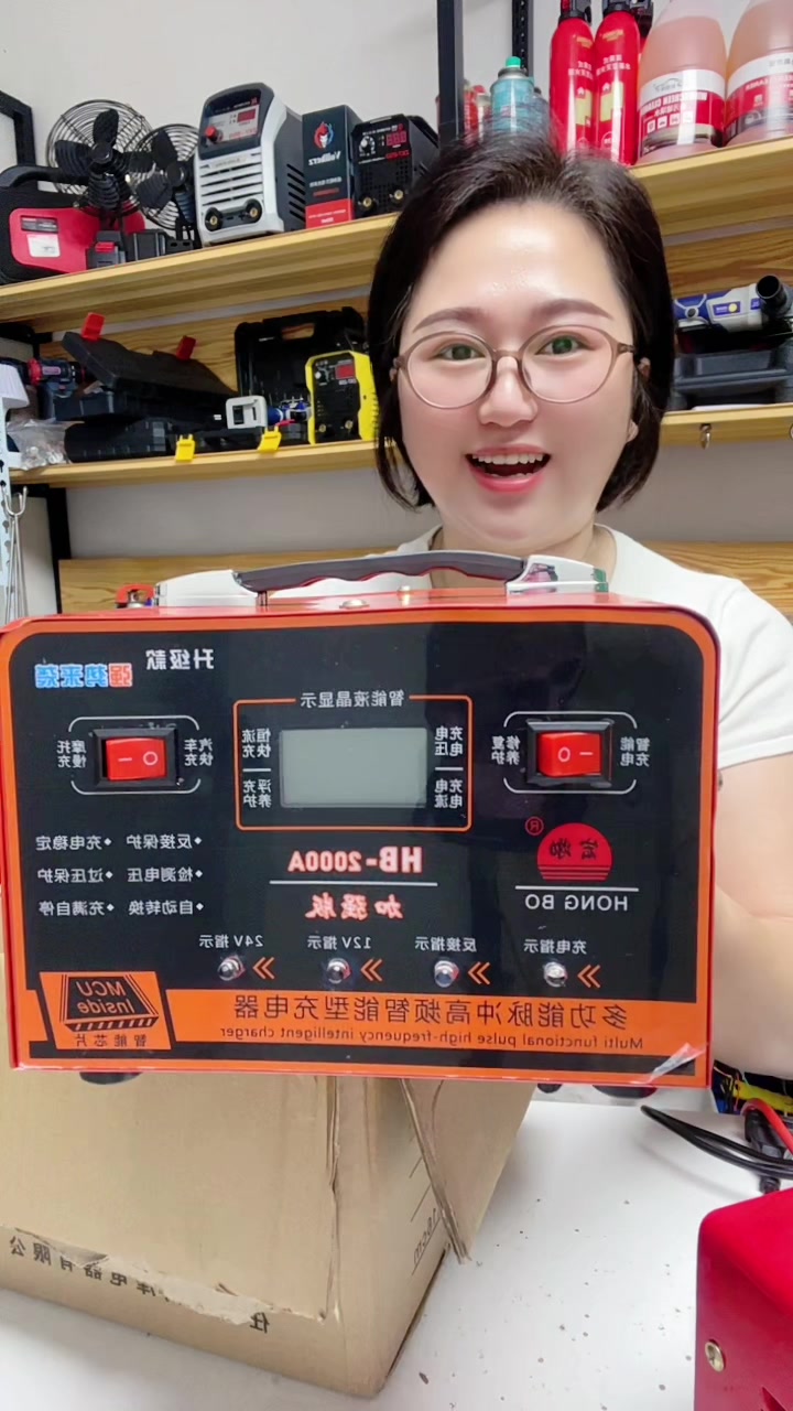 #智能脉冲修复充电器 #电瓶充电器