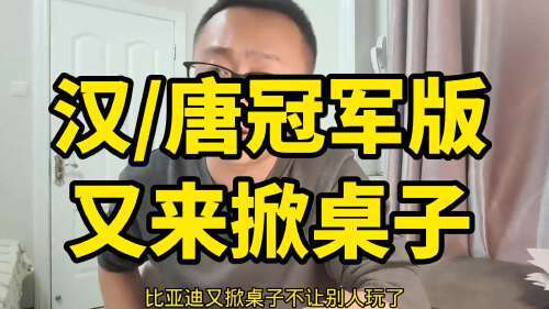 比亚迪汉,唐冠军版上市