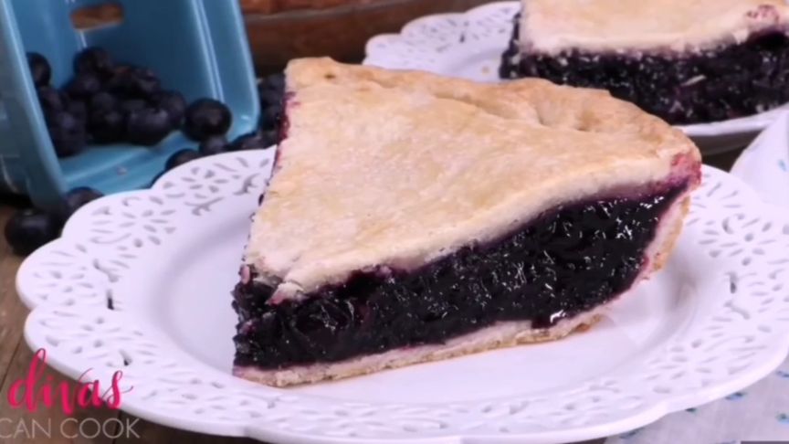 【美食】制作超大蓝莓派,建议英语十级的观看