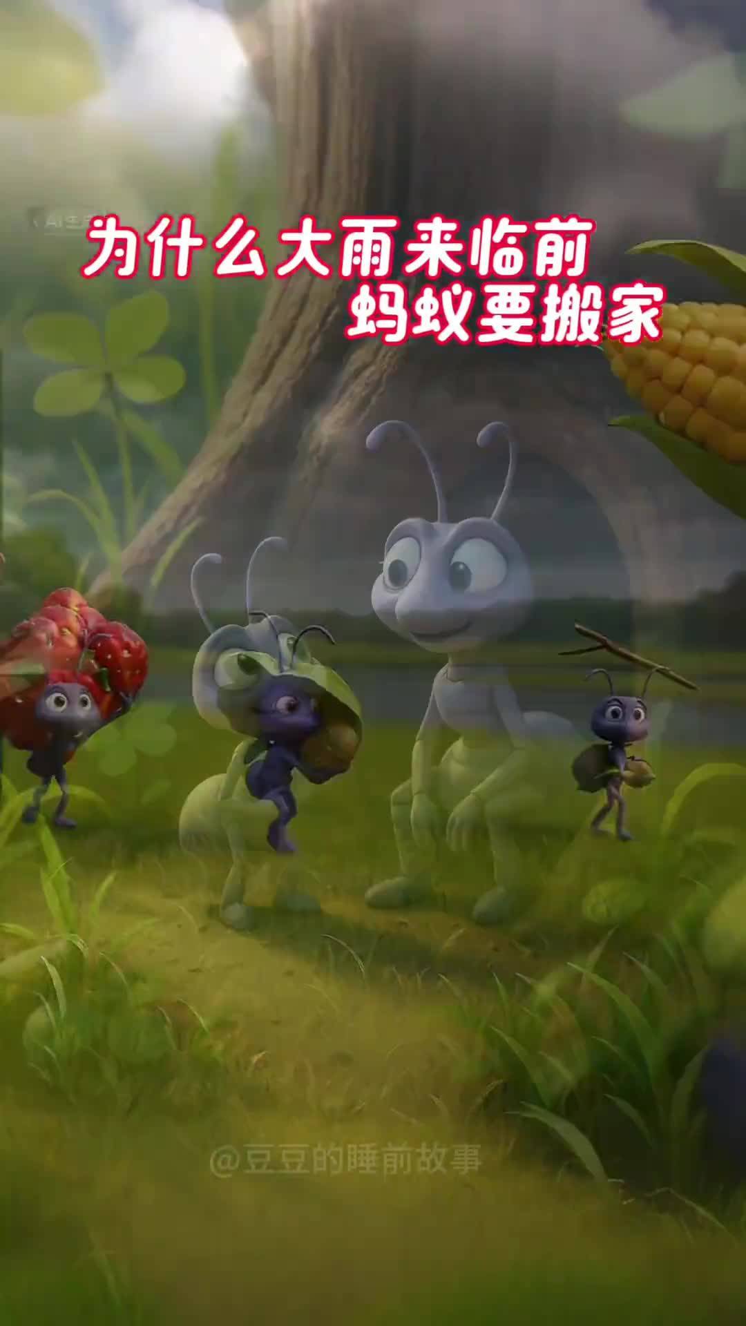 故事:在生活中遇到问题时我们要像蚂蚁一样提前做好准备