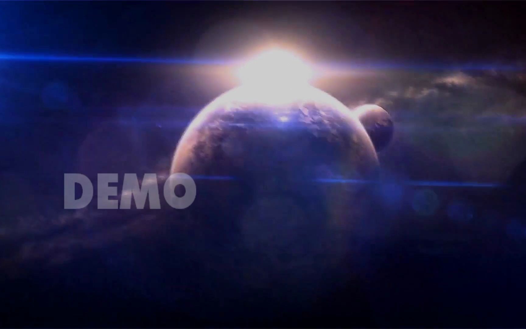 大屏素材 s531 宇宙星空银河系未来科技感发布会5秒倒计时视频 动态...